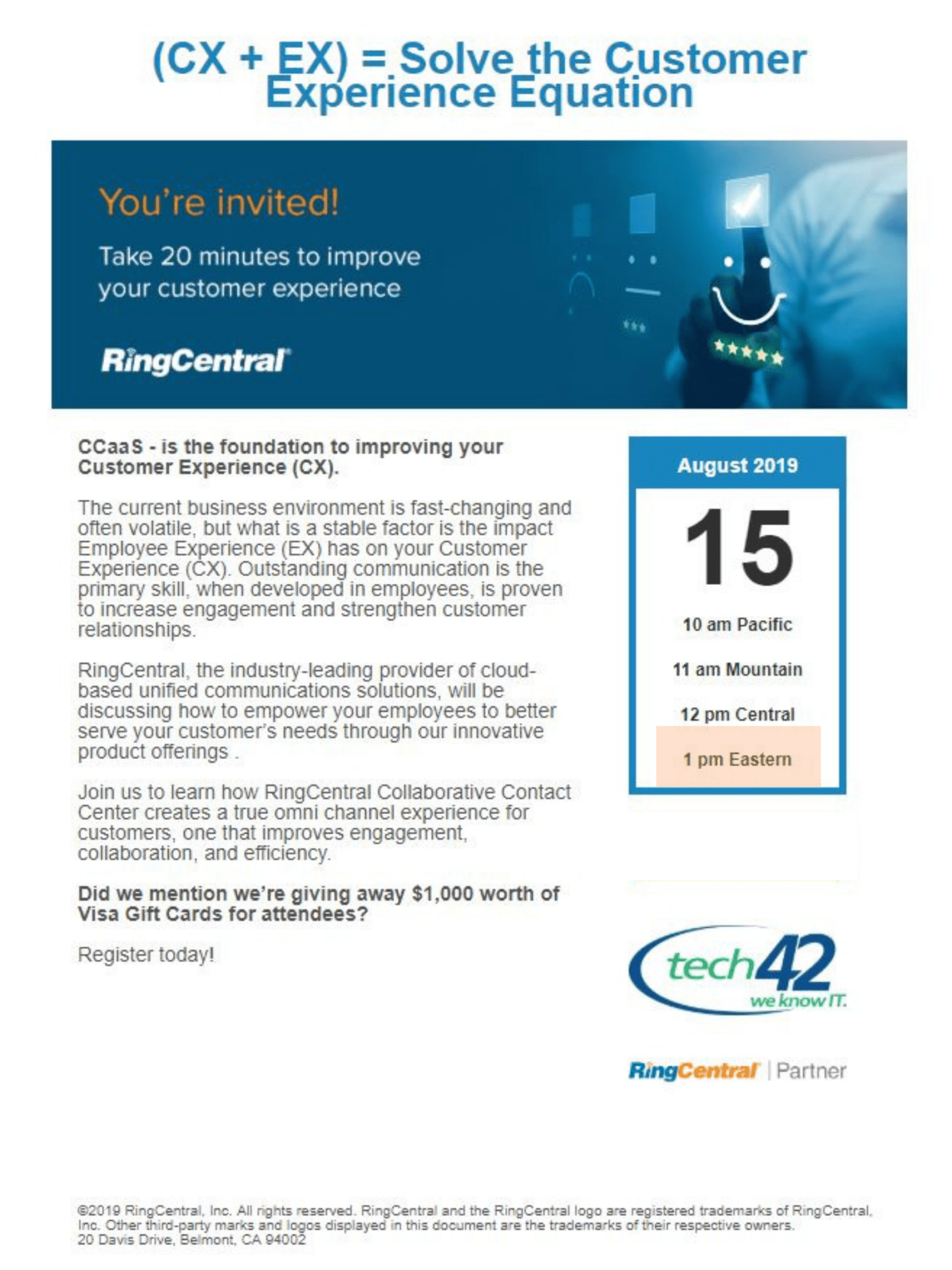 Educational Events - tech42, llc